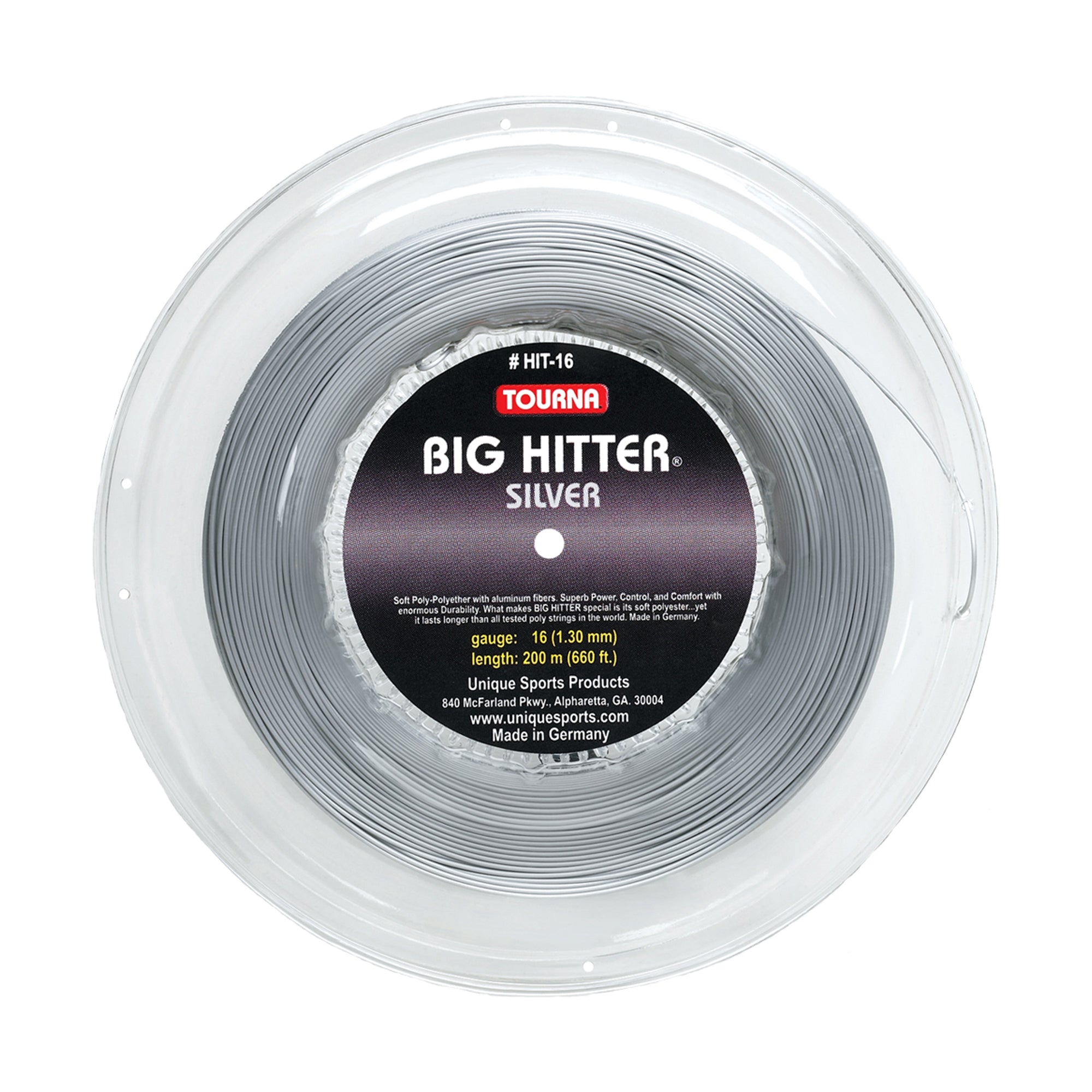 Tourna Big Hitter Silver REEL-17g (660 ft/200 m) – Tourna Sports