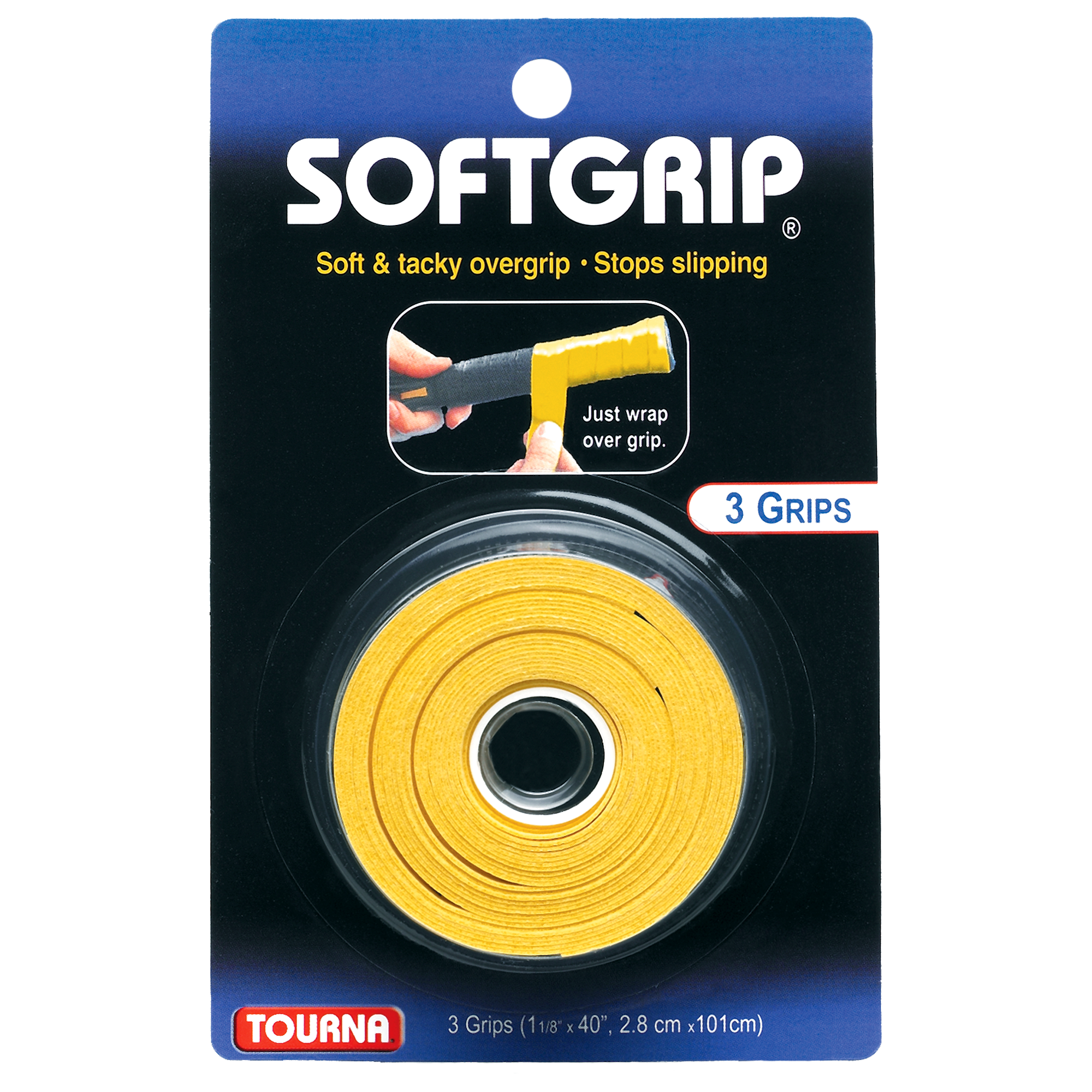 SOFTGRIP Overgrip - yellow – Tourna Sports