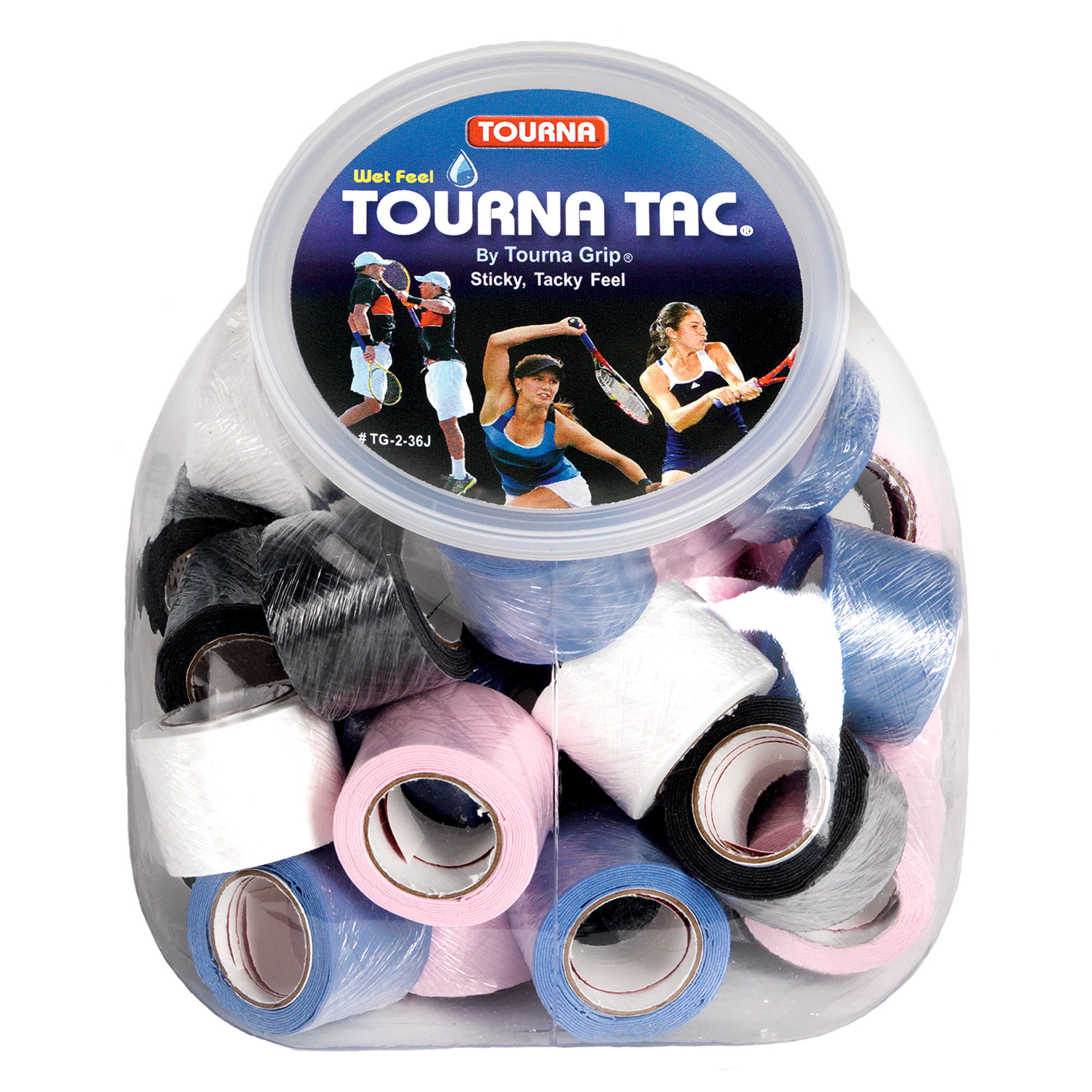 Tourna Tac Jar Display with 36 single rolls – Tourna Sports